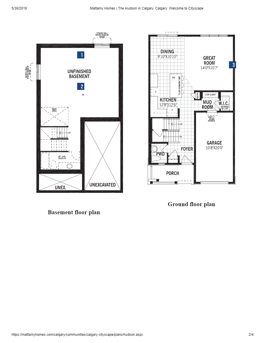 Cityscape by Mattamy Homes - Hudson Floor Plan, Calgary AB | Livabl