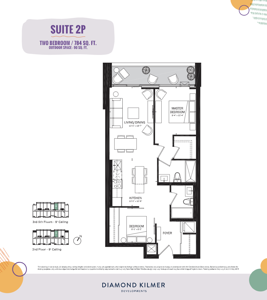 Reunion Crossing - 2P Floor Plan, Toronto ON | Livabl