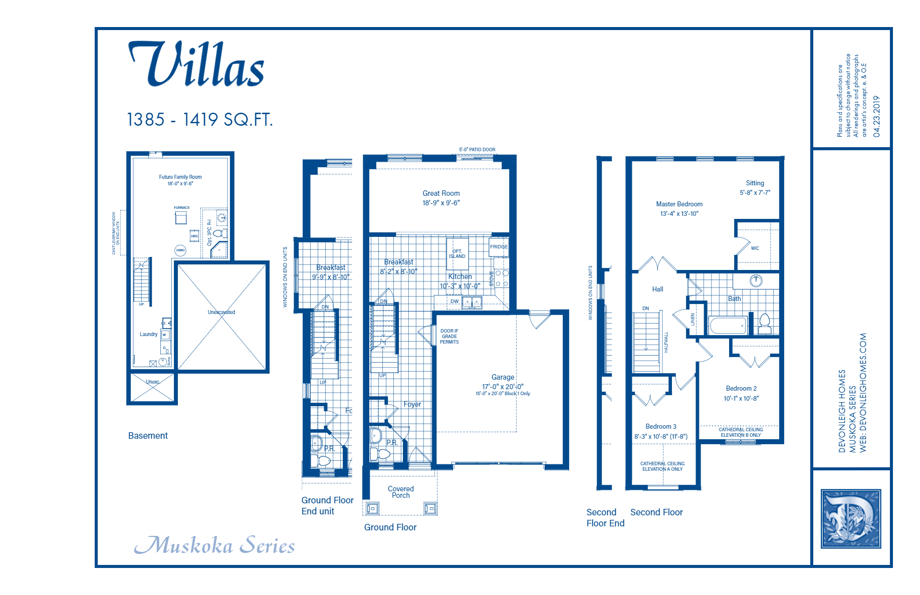 Brookside Crossing | The Villa: Block 7 (Interior) | Floor Plans and ...