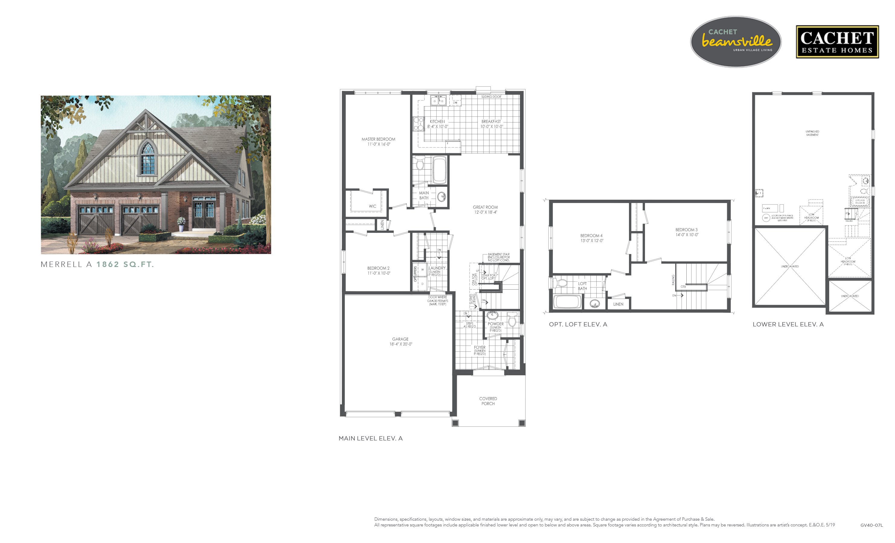 Cachet Beamsville | Merrell | Floor Plans and Pricing