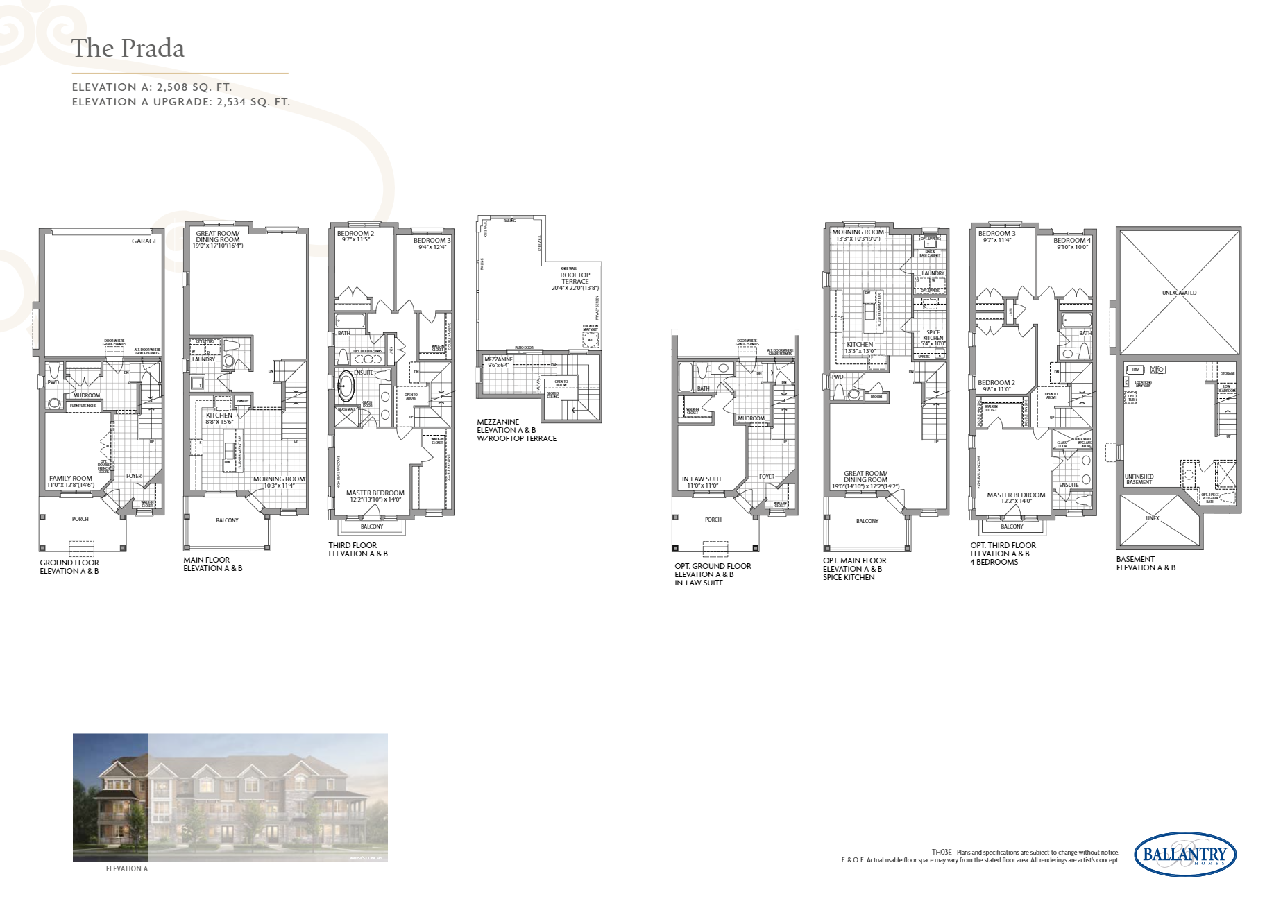 Cornell - The Prada Floor Plan, Markham ON | Livabl