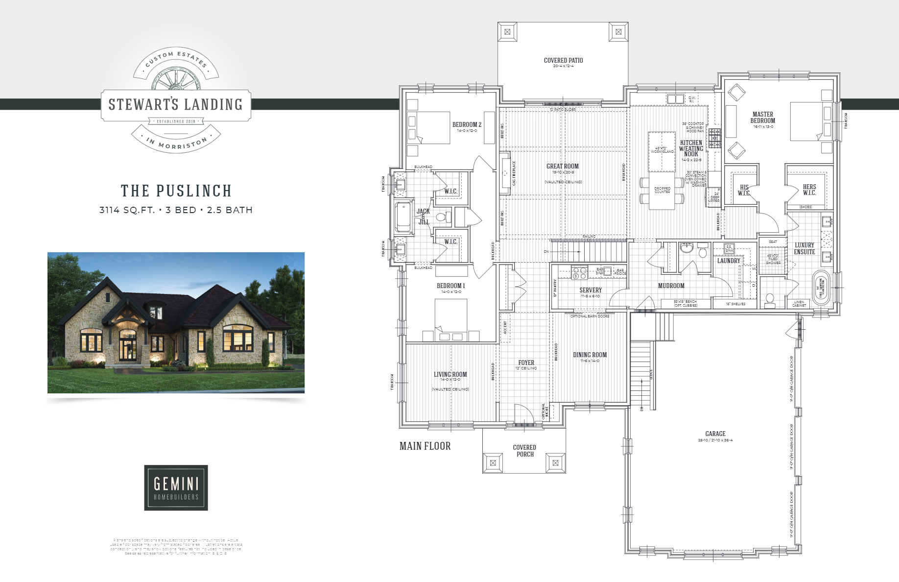 Stewart's Landing | The Puslinch | Floor Plans and Pricing