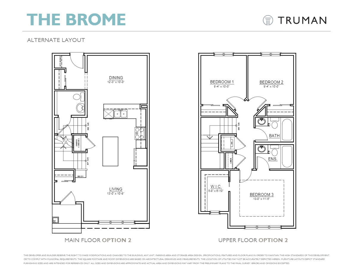 Chelsea - The Brome Floor Plan, Chestermere AB | Livabl