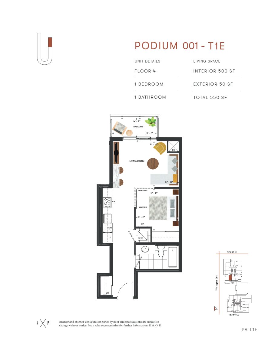 Union Towers - Phase 1 | Podium 001 - T1E | Floor Plans and Pricing