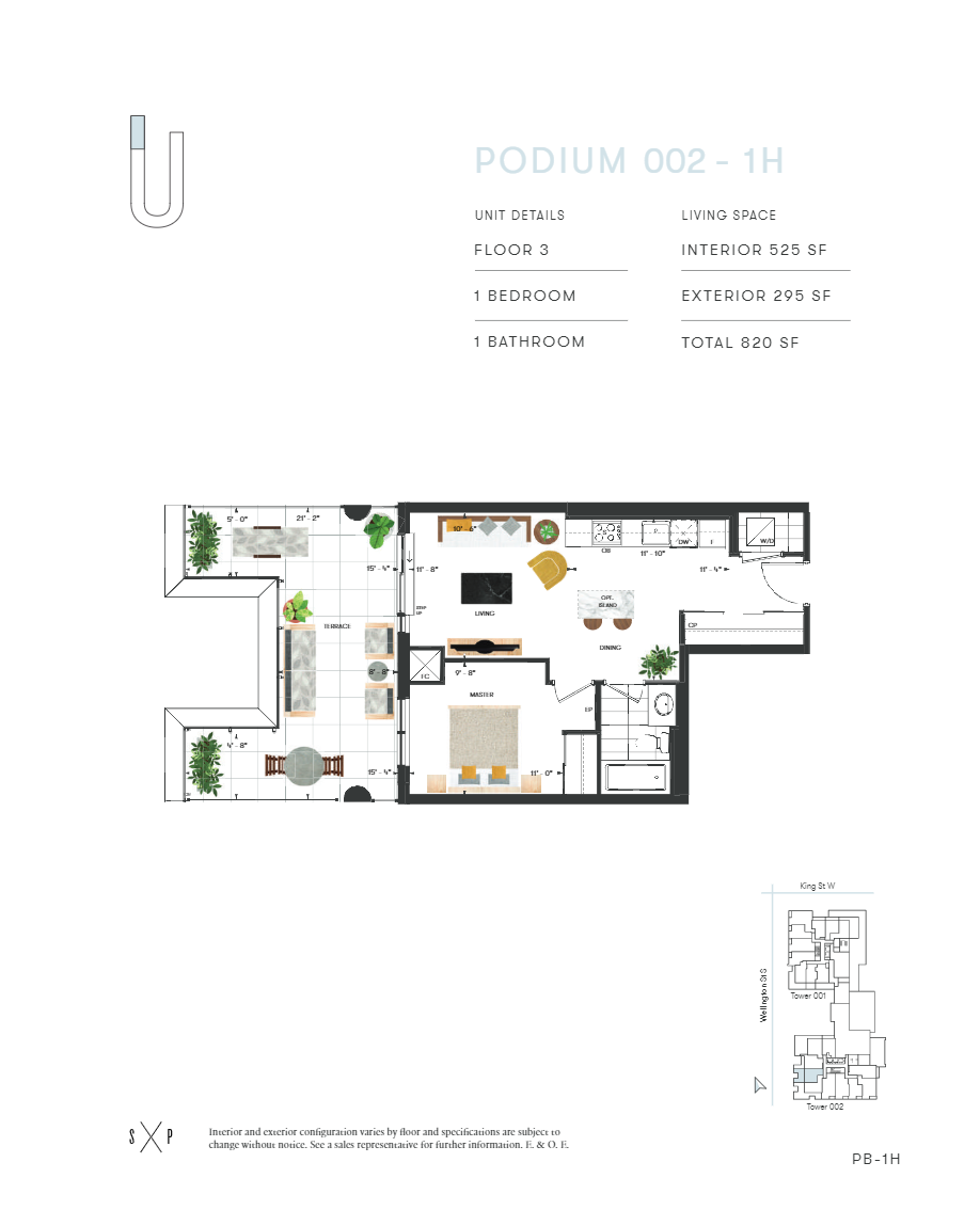 Union Towers - Phase 1 | Podium 002 - 1H | Floor Plans and Pricing