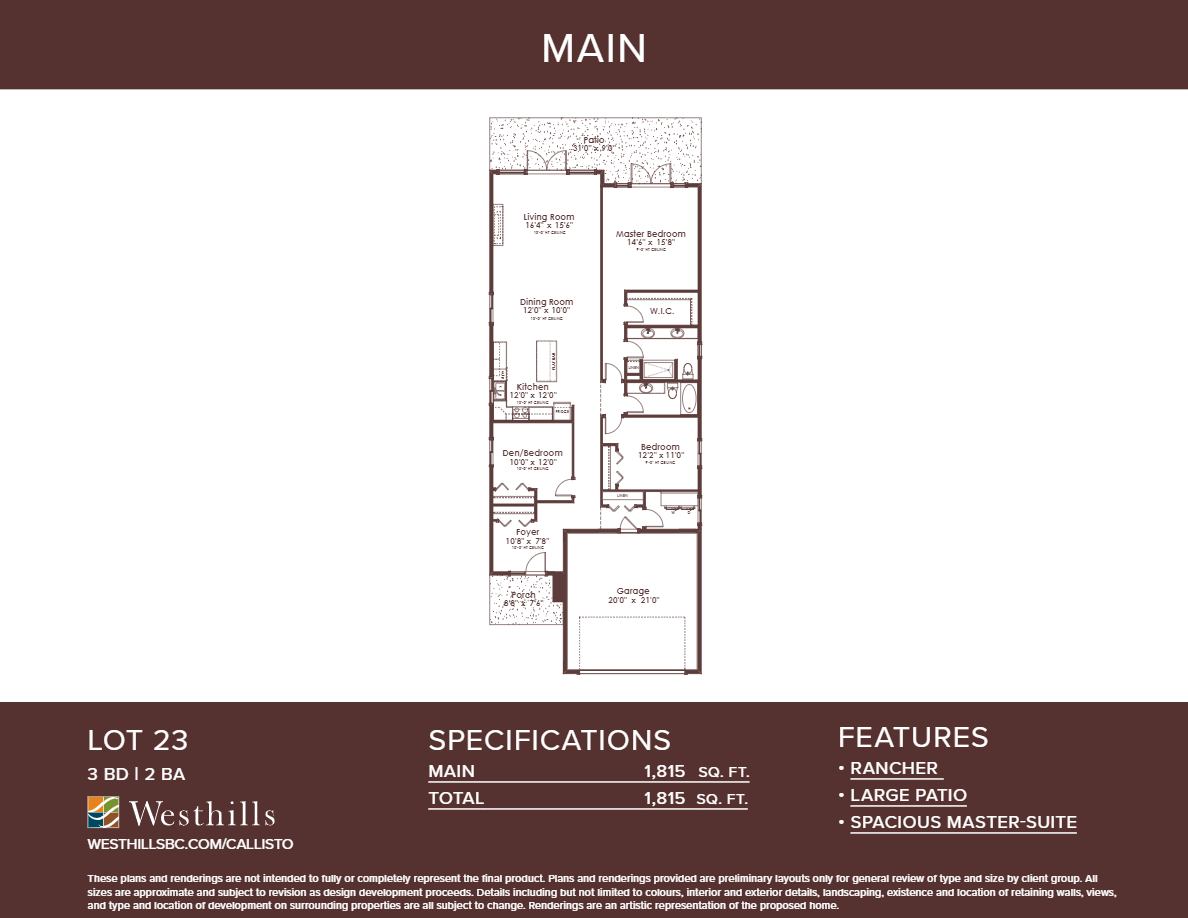 Callisto Collection of Modern Homes | Aurora | Floor Plans and Pricing