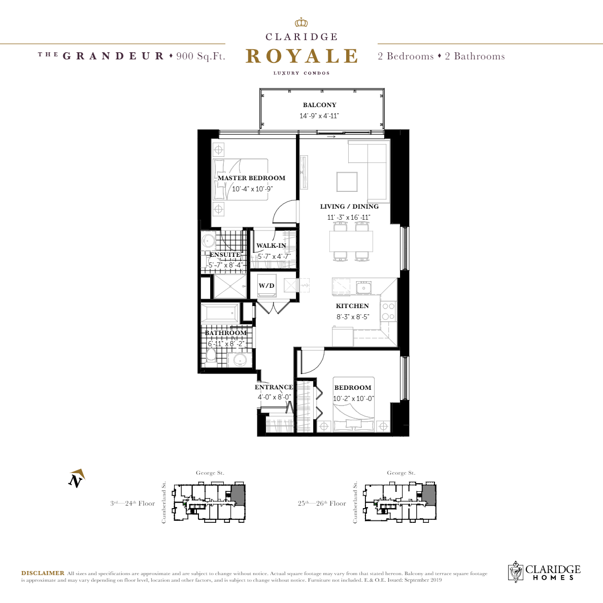 Claridge Royale - Grandeur Floor Plan, Ottawa ON | Livabl