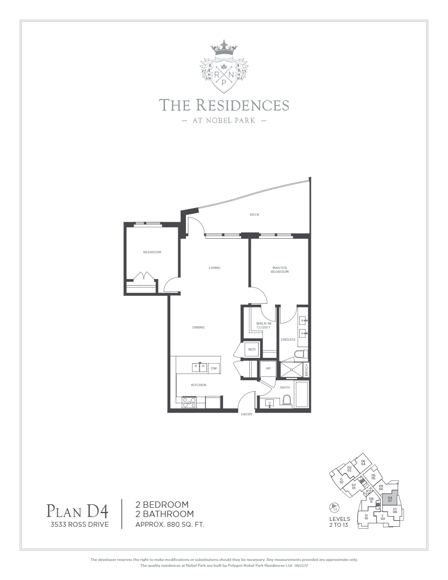 The Residences at Nobel Park - D4 Floor Plan, Metro Vancouver A BC | Livabl