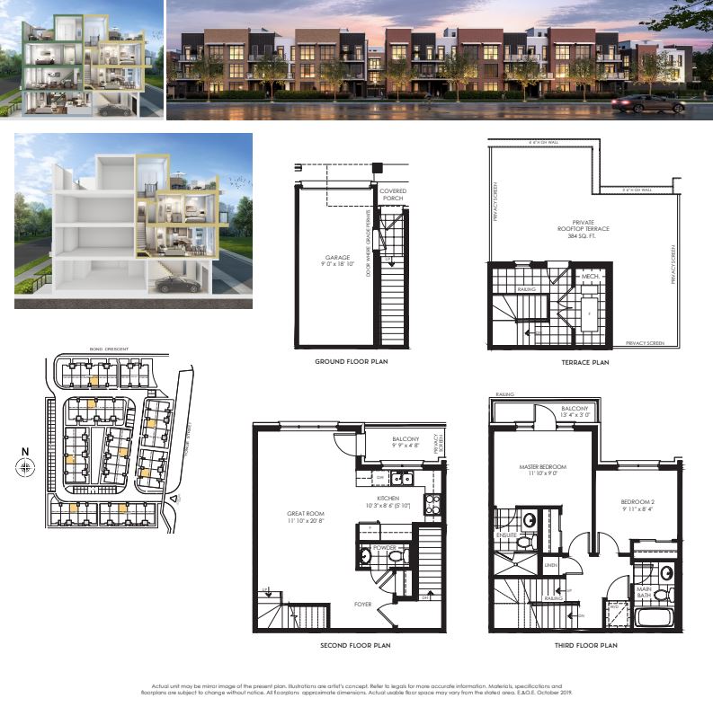 The Bond on Yonge | The Briggs | Floor Plans and Pricing