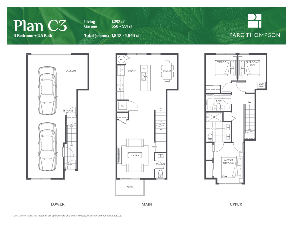 Parc Thompson - C3 Floor Plan, Richmond BC | Livabl