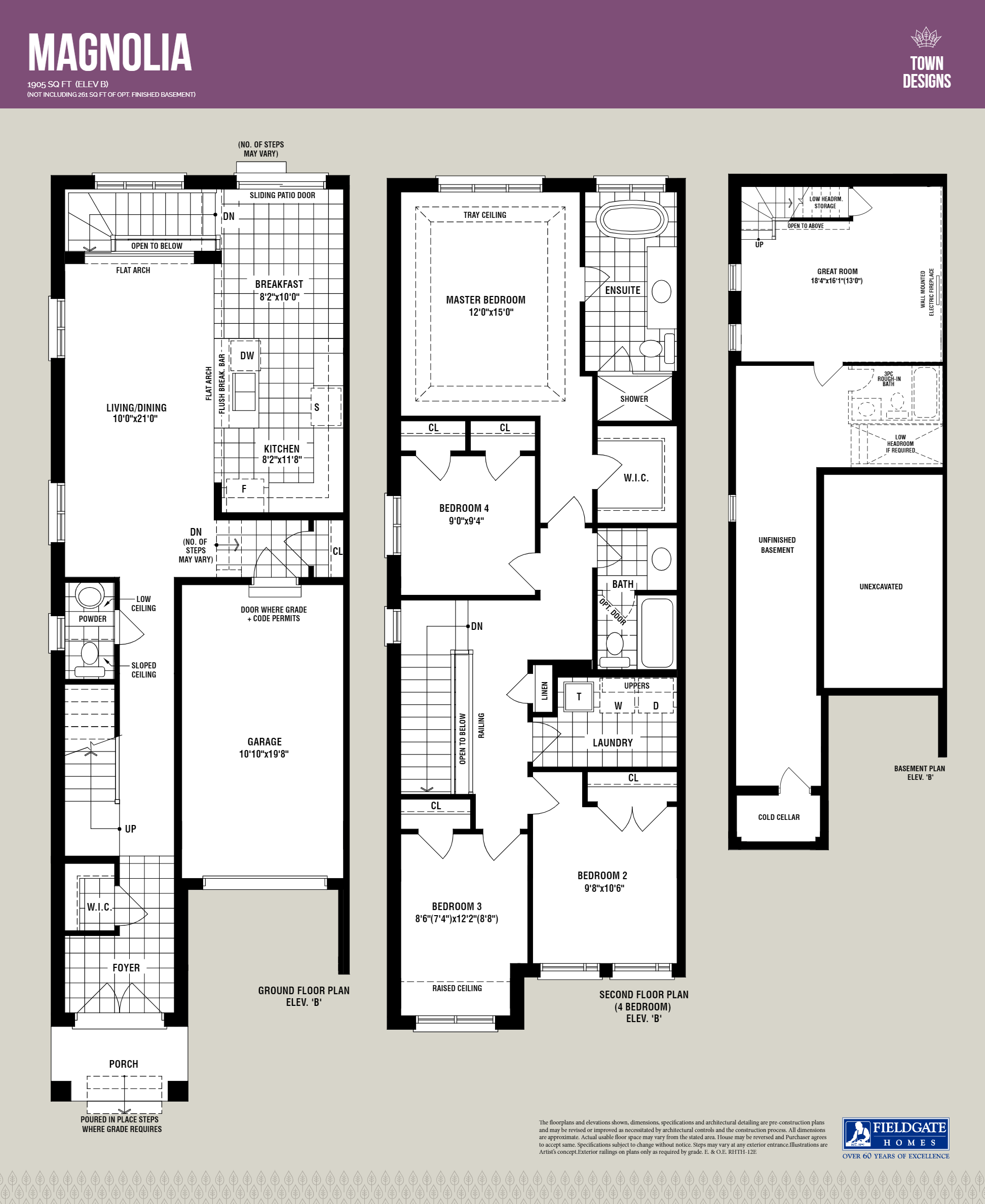 Richlands - Magnolia Floor Plan, Richmond Hill ON | Livabl
