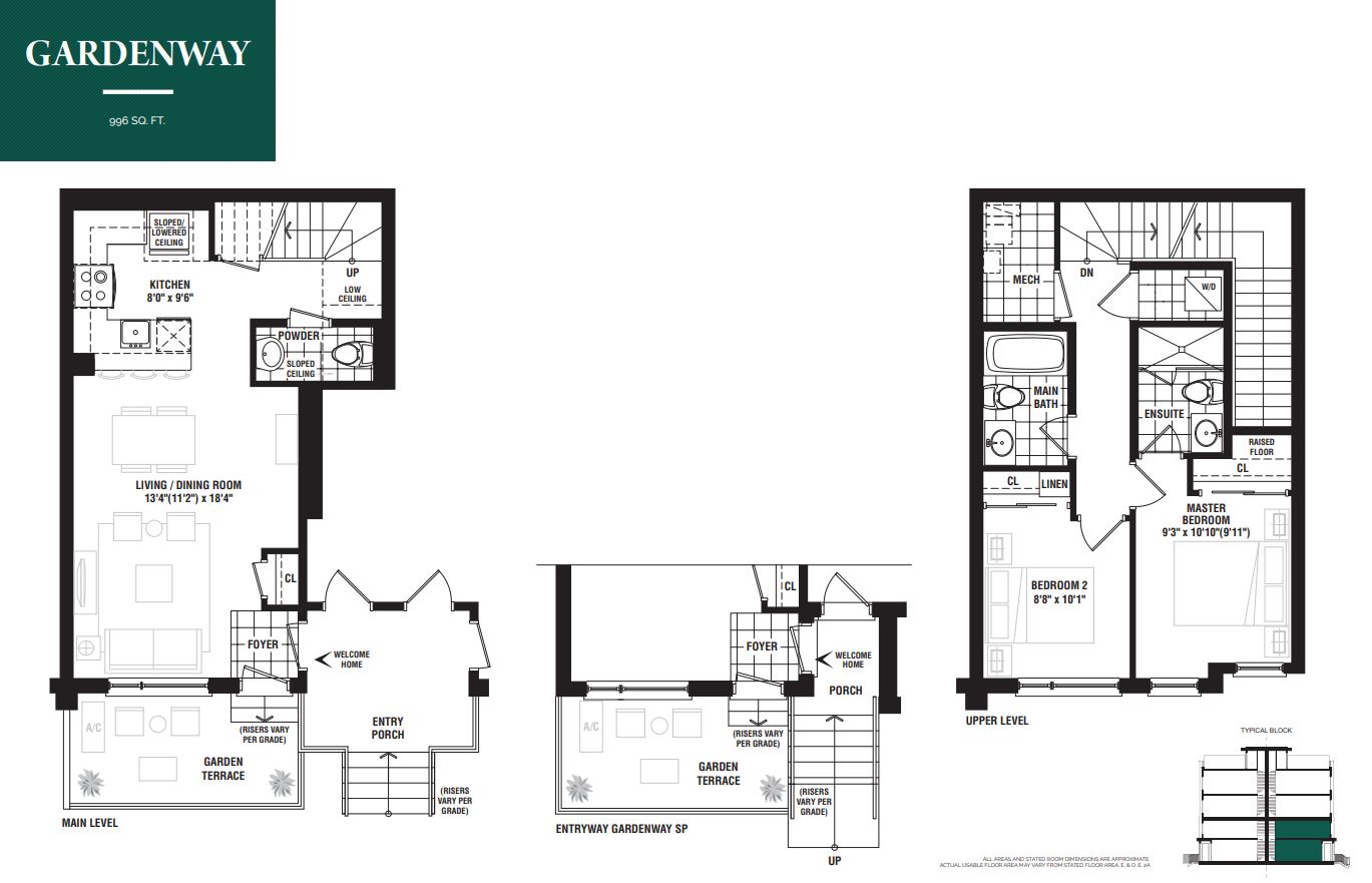 The Way - Collegeway & Ridgeway - Gardenway Floor Plan, Mississauga ON ...