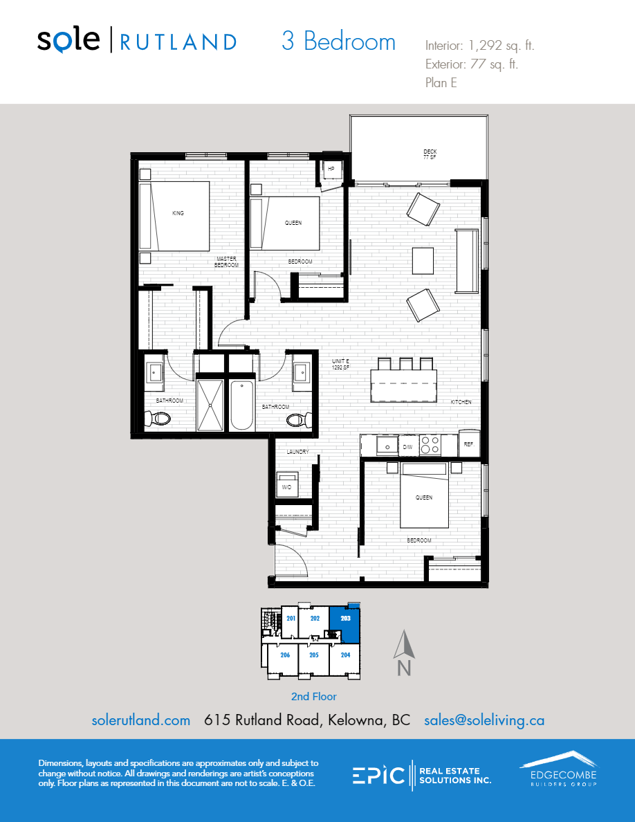 SOLE Rutland - E Floor Plan, Kelowna BC | Livabl