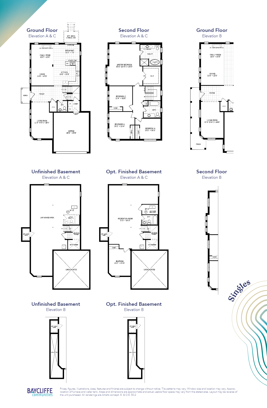 The Gates Of Whitby | The Evergreen | Floor Plans and Pricing
