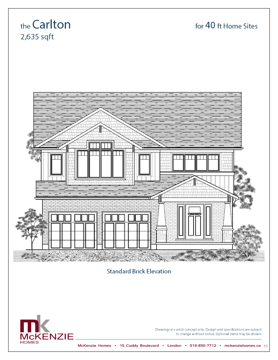Creekview - The Carlton Floor Plan, London ON | Livabl