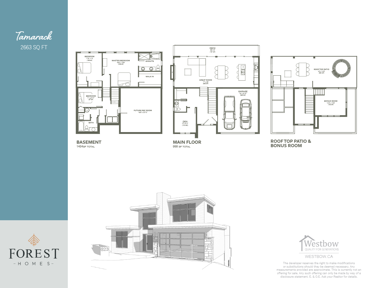 Forest Homes - Tamarack Floor Plan, Chilliwack BC | Livabl