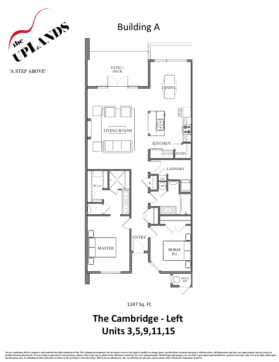 The Uplands | Cambridge - Unit 3 | Floor Plans and Pricing