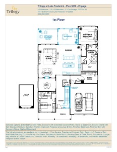 Trilogy at Lake Frederick | 122 Mallard Drive | Floor Plans and Pricing