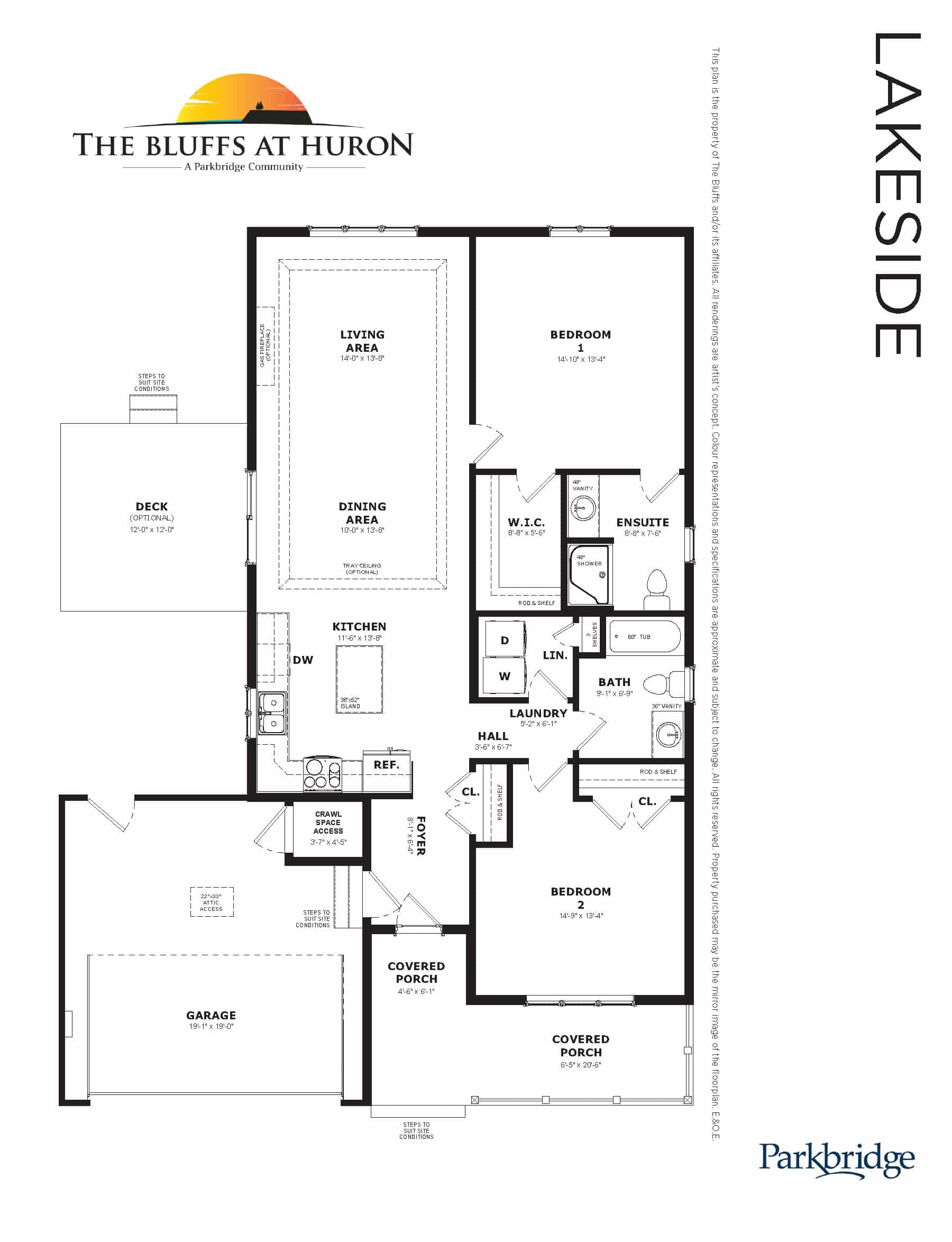 The Bluffs at Huron - Lakeside Floor Plan, Ashfield-Colborne-Wawanosh ...