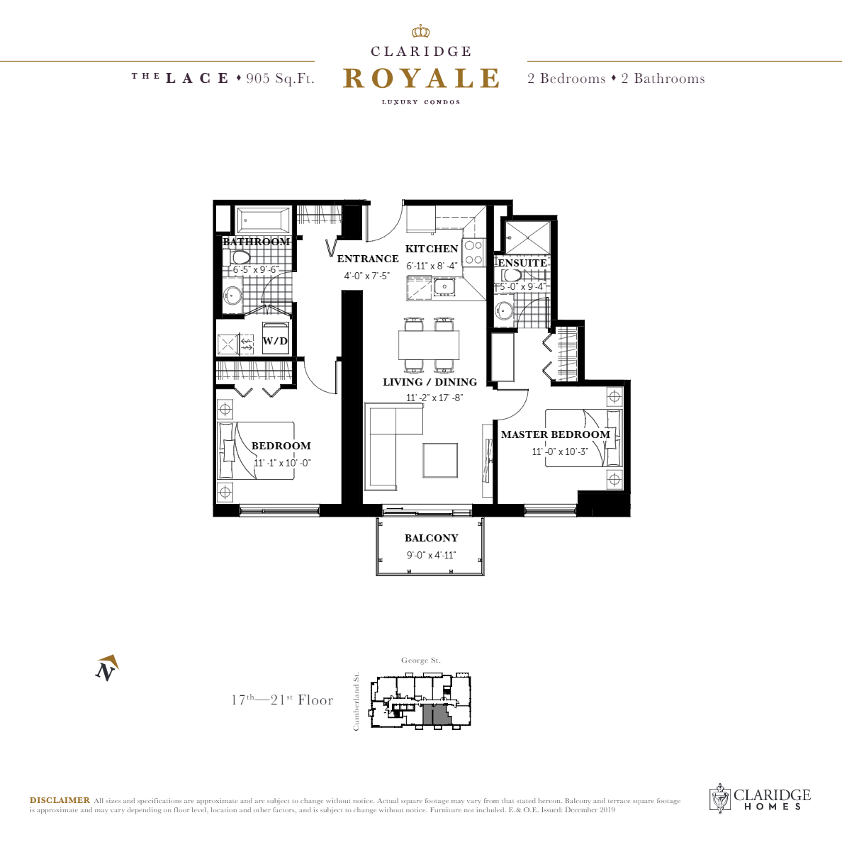 Claridge Royale - Lace Floor Plan, Ottawa ON | Livabl