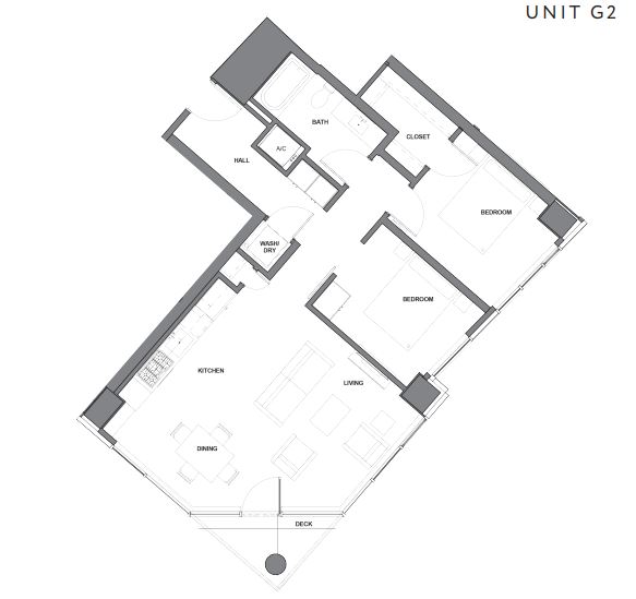 SPIRE - G2 Floor Plan, Seattle WA | Livabl