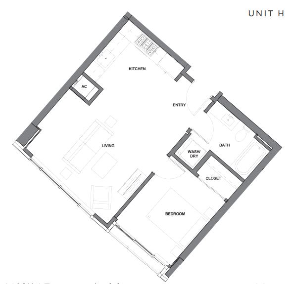 SPIRE - H Floor Plan, Seattle WA | Livabl