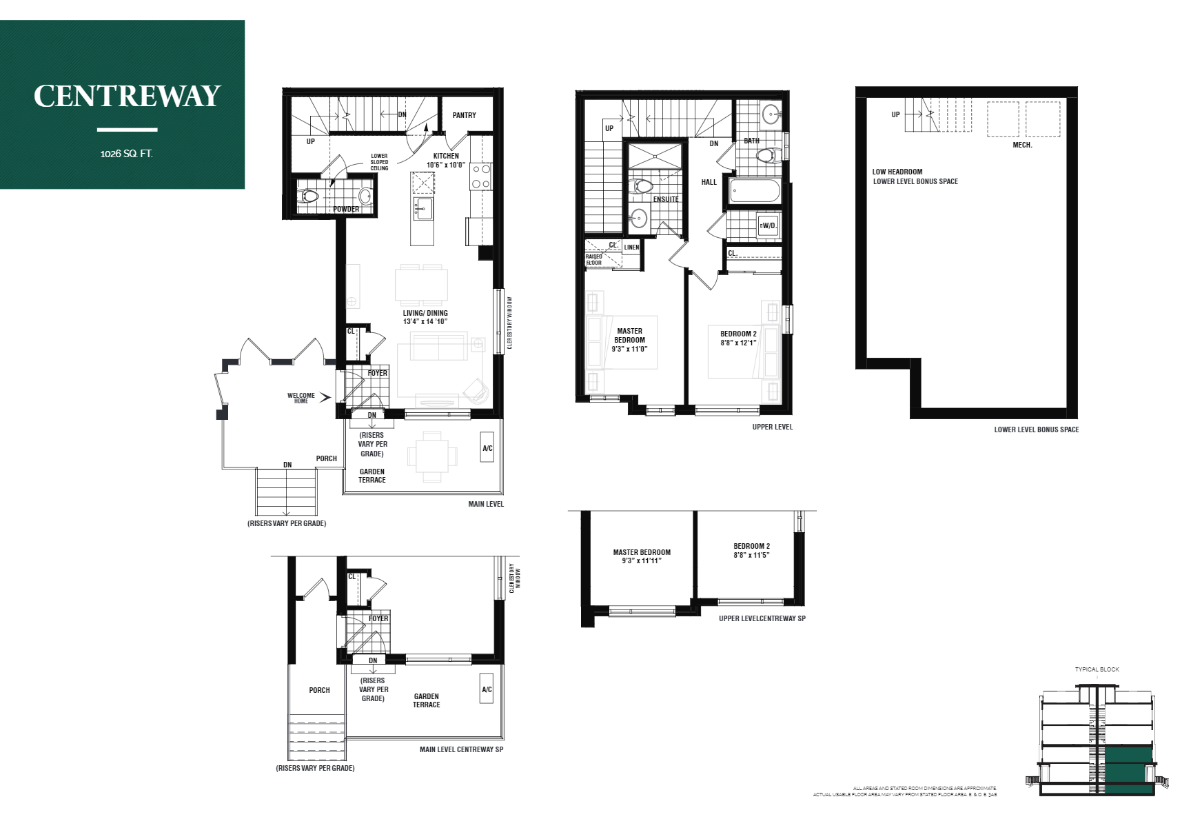 The Way Urban Towns - Centreway Floor Plan, Mississauga ON | Livabl