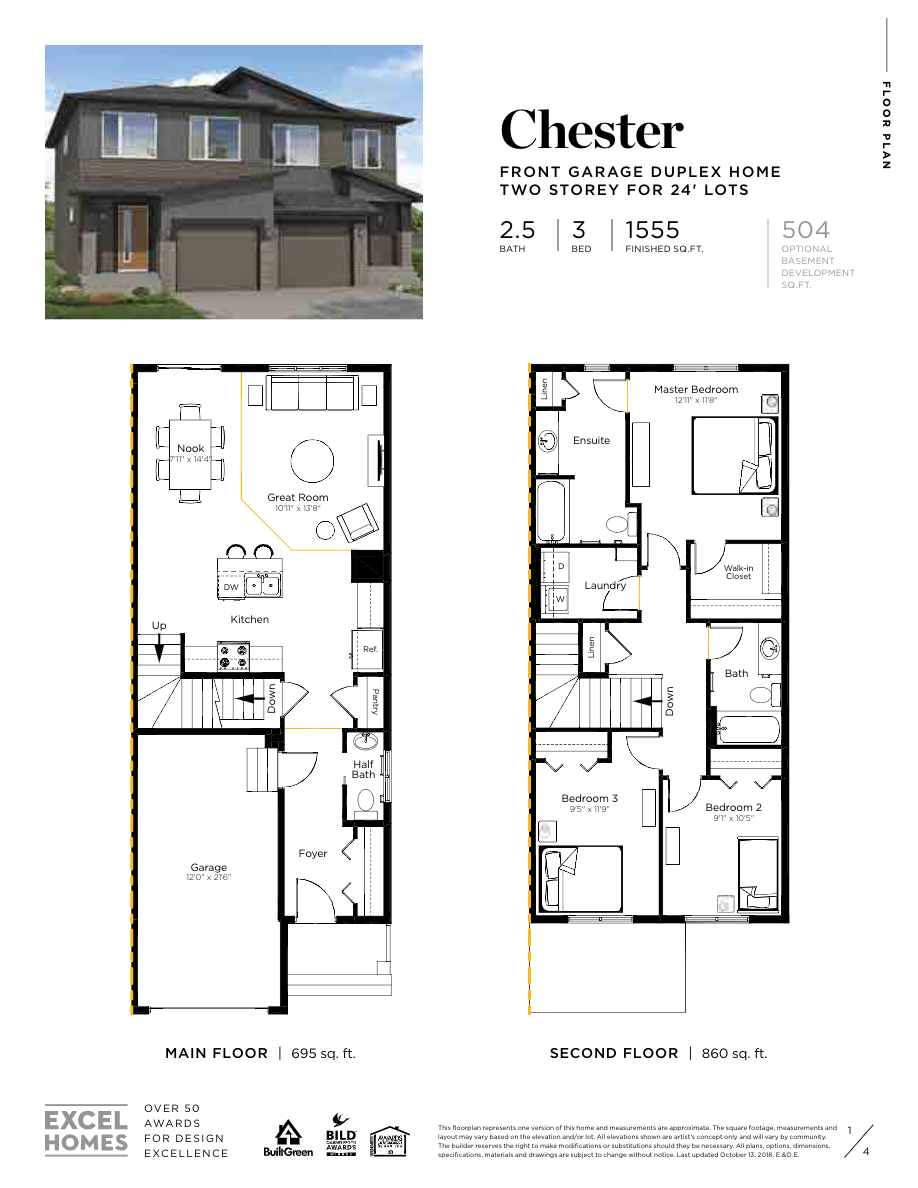 Carrington | Chester | Floor Plans and Pricing