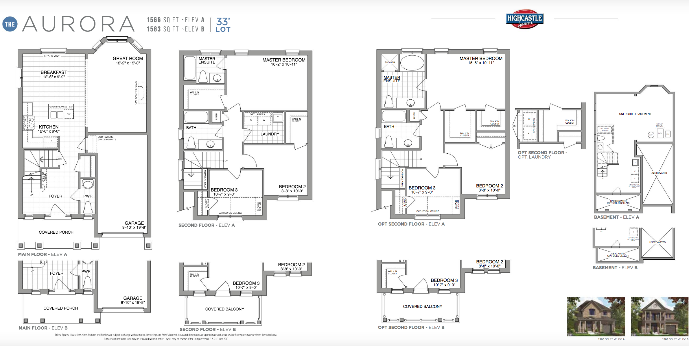 Northglen, Phase 4 by Esquire Homes - The Aurora Floor Plan, Haydon ON ...