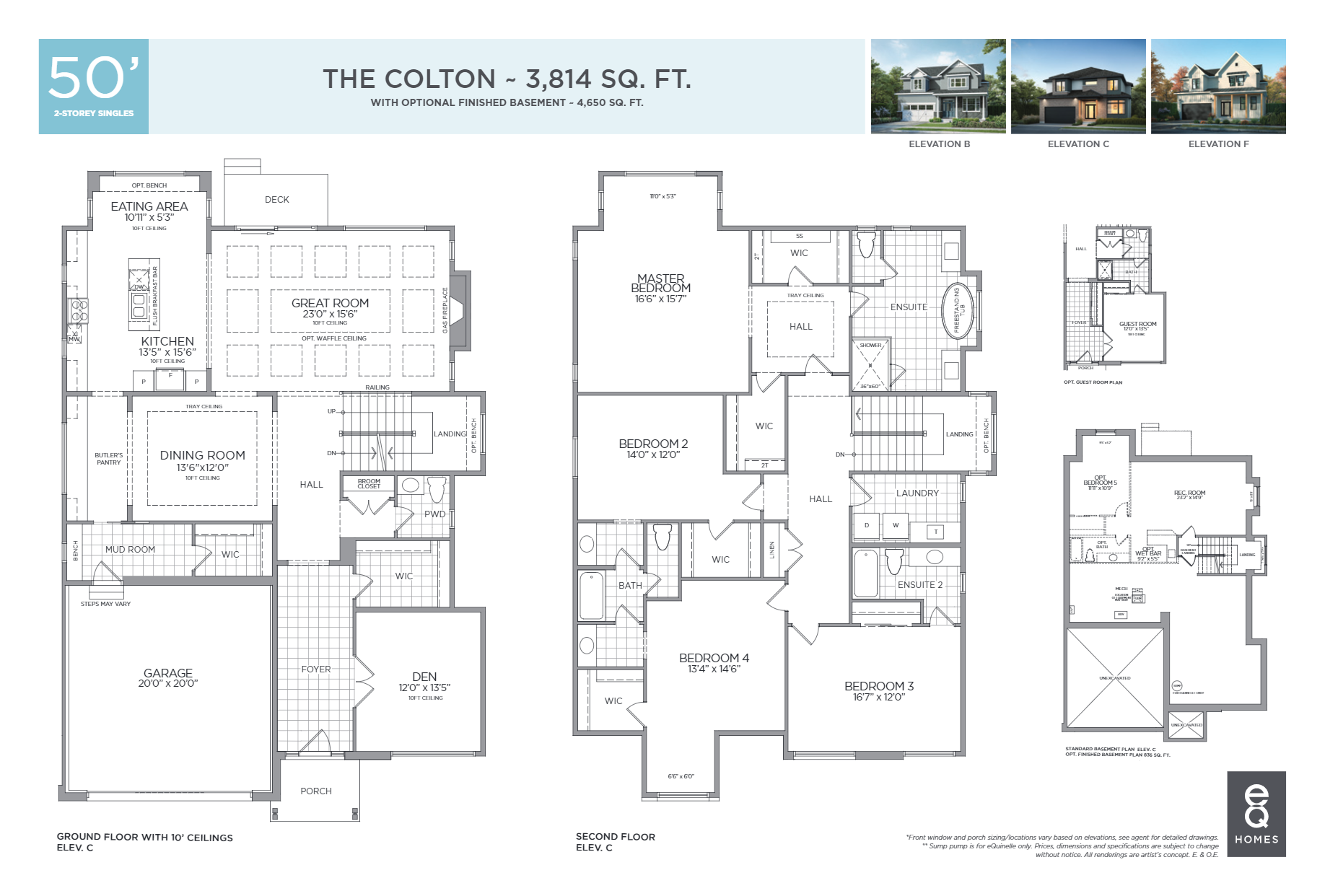 Thrive at eQuinelle - The Colton Floor Plan, North Grenville ON | Livabl