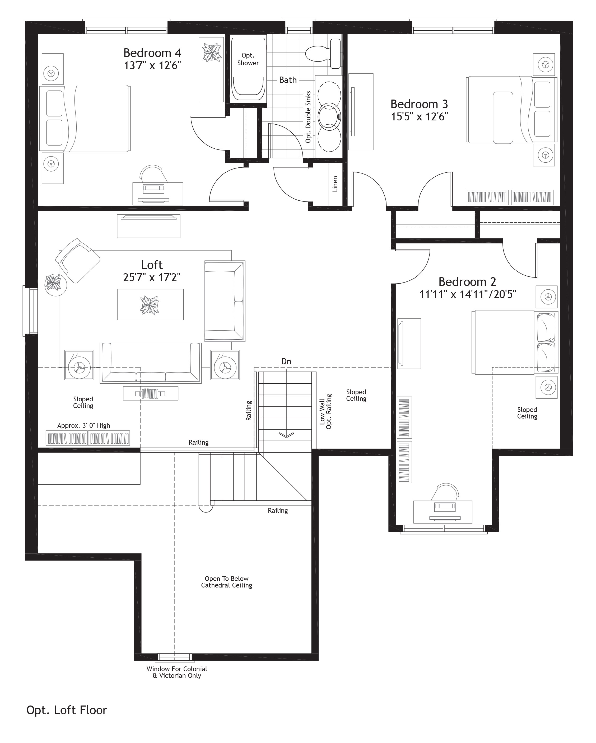 The Lancaster floor plan at Lakeside Village – Port Hope in Port Hope, ON
