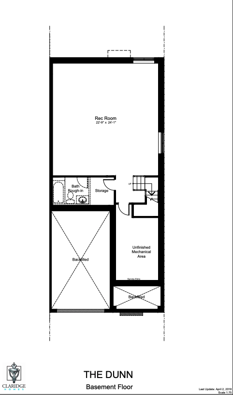 Dunn floor plan at Sundance in Ottawa, ON
