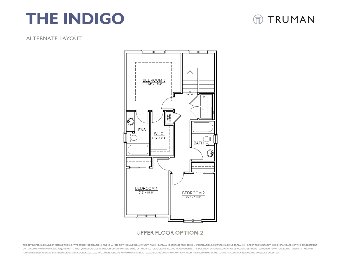 Walden - The Indigo Floor Plan, Calgary AB | Livabl