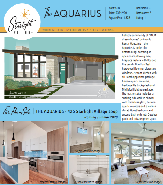 Starlight Village | Aquarius | Floor Plans and Pricing