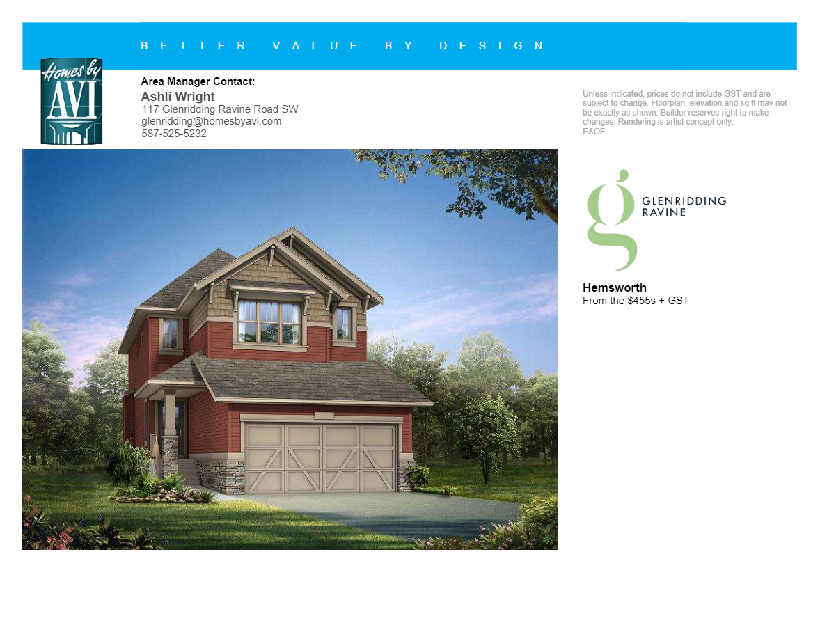 Glenridding Ravine - Hemsworth Floor Plan, Edmonton AB | Livabl