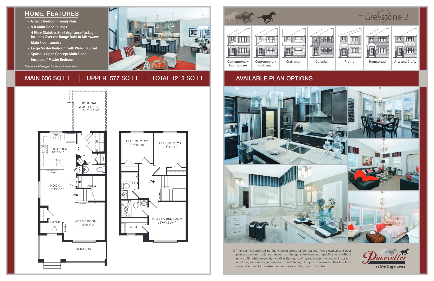 Redstone - Greystone 2 Floor Plan, Calgary AB | Livabl