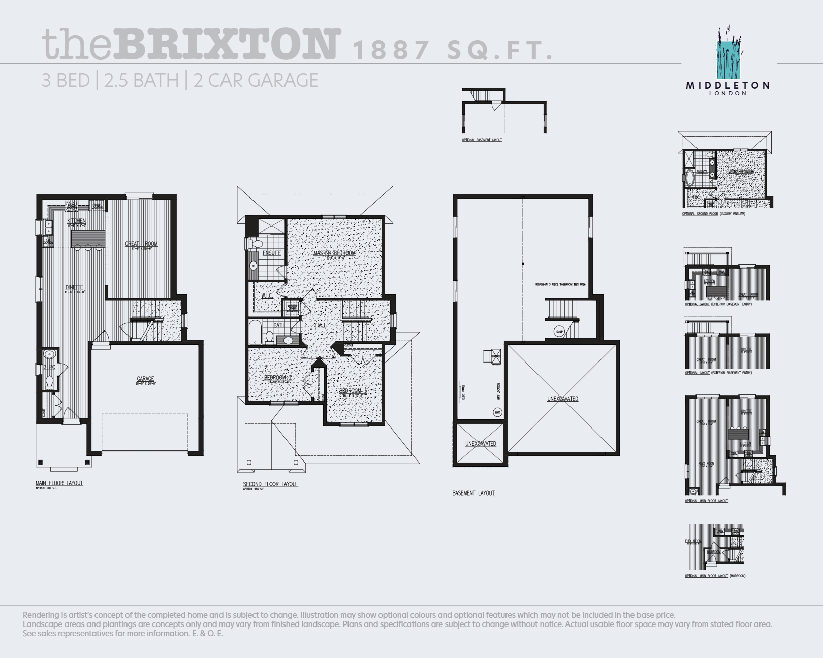 Middleton | The Brixton | Floor Plans and Pricing