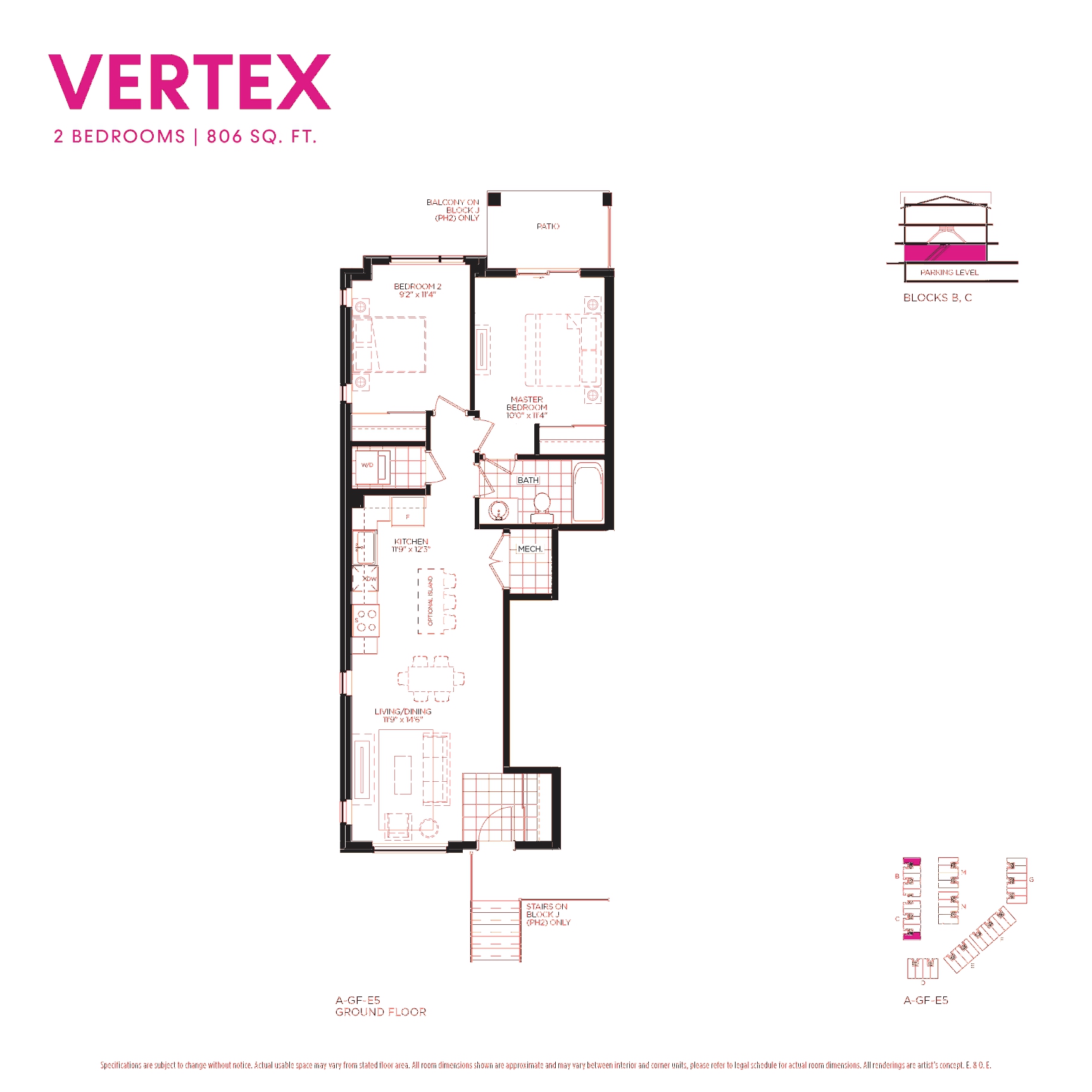 Maxx Urban Towns - Vertex Floor Plan, Pickering ON | Livabl