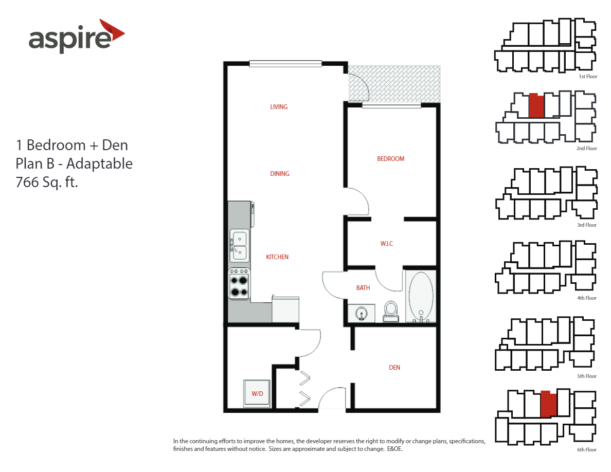 Aspire Living | Den Plan B | Floor Plans and Pricing
