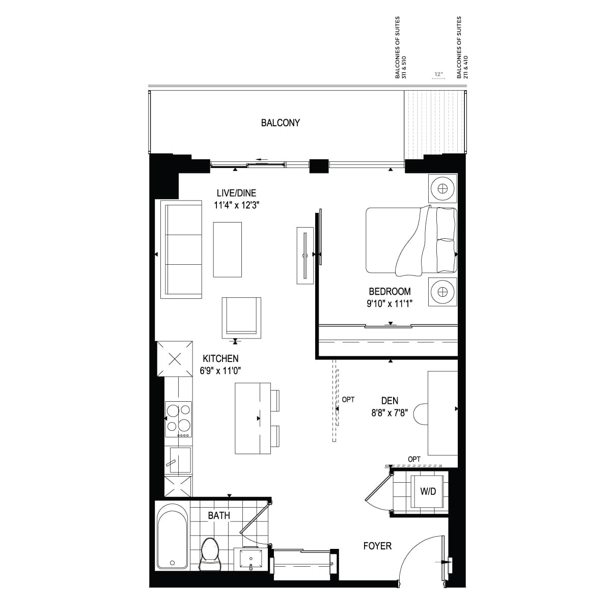 50 Ann Condos - Emperor Floor Plan, Caledon ON | Livabl