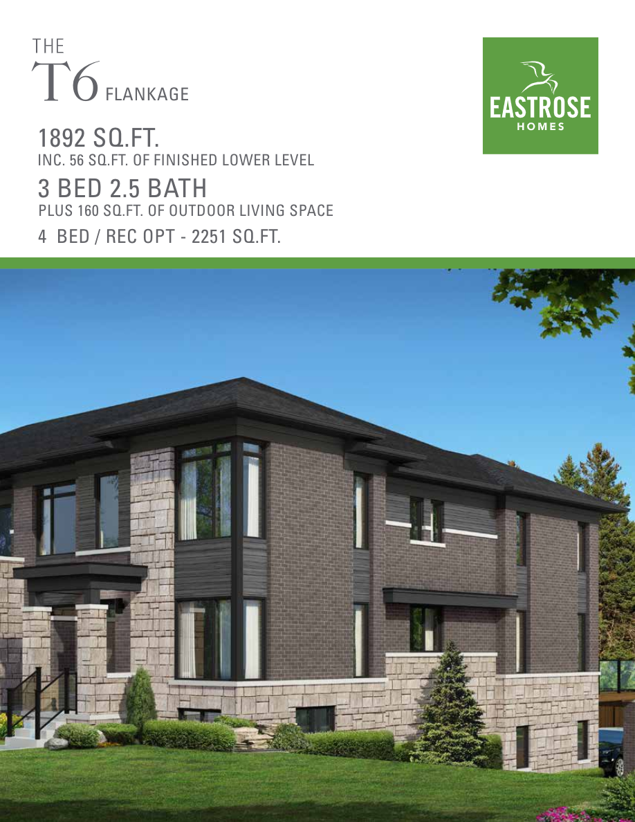 Liberty North Urban Towns - The T6 – Flankage, Bowmanville ON | Livabl