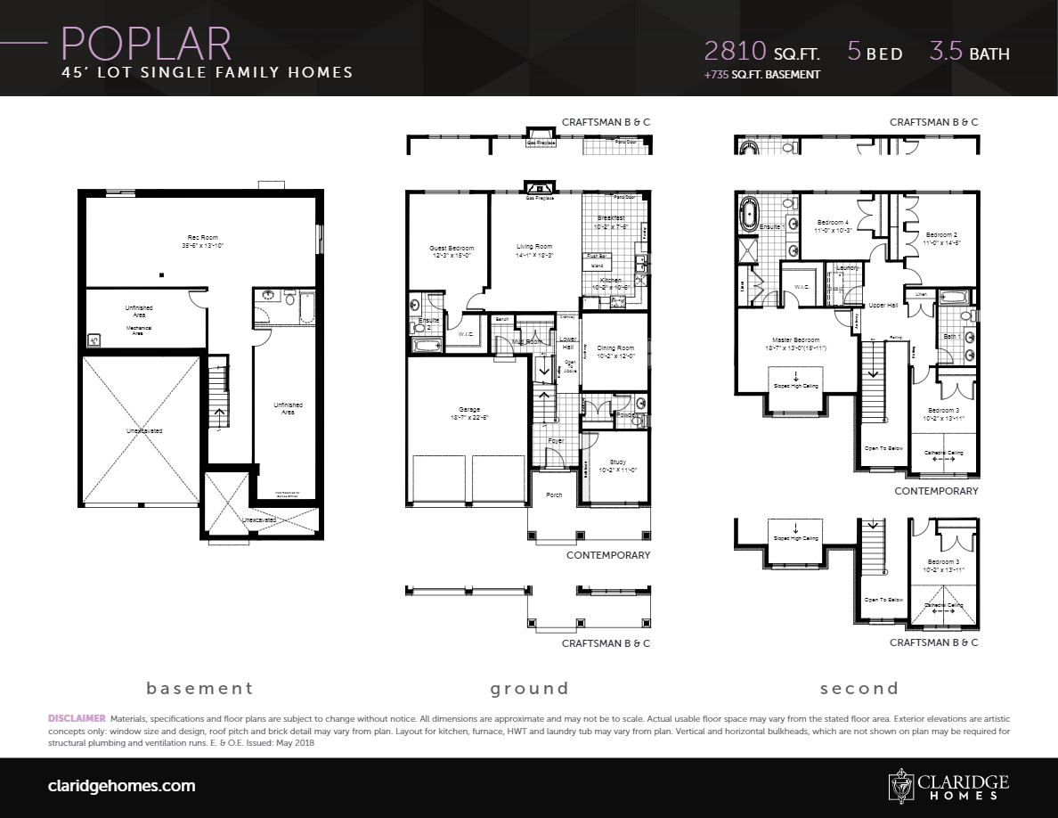 Sundance - Poplar Floor Plan, Ottawa ON | Livabl