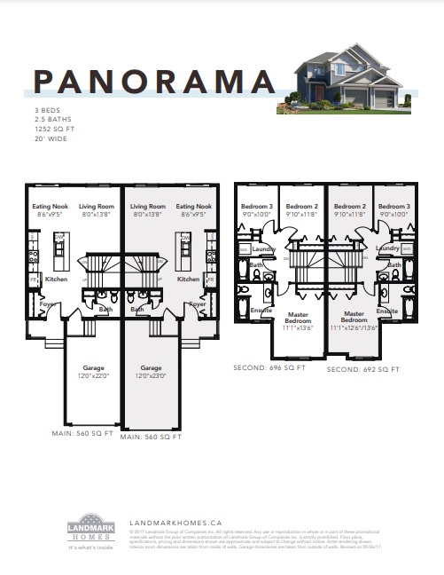 Maple Crest - Panorama Floor Plan, Edmonton AB | Livabl