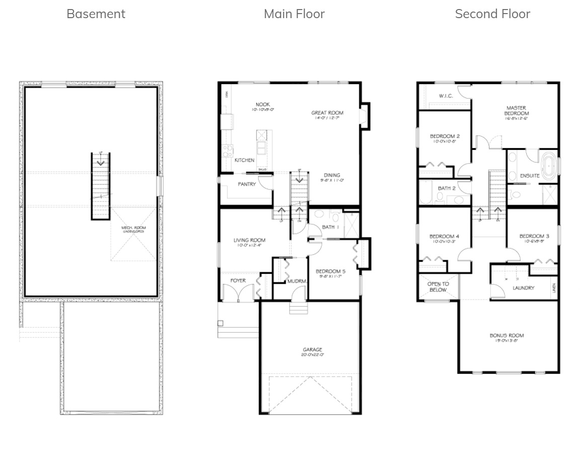 Saddlestone - Mariposa Floor Plan, Calgary AB | Livabl