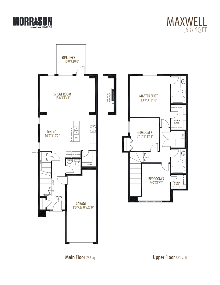 Belmont - Maxwell Floor Plan, Calgary AB | Livabl