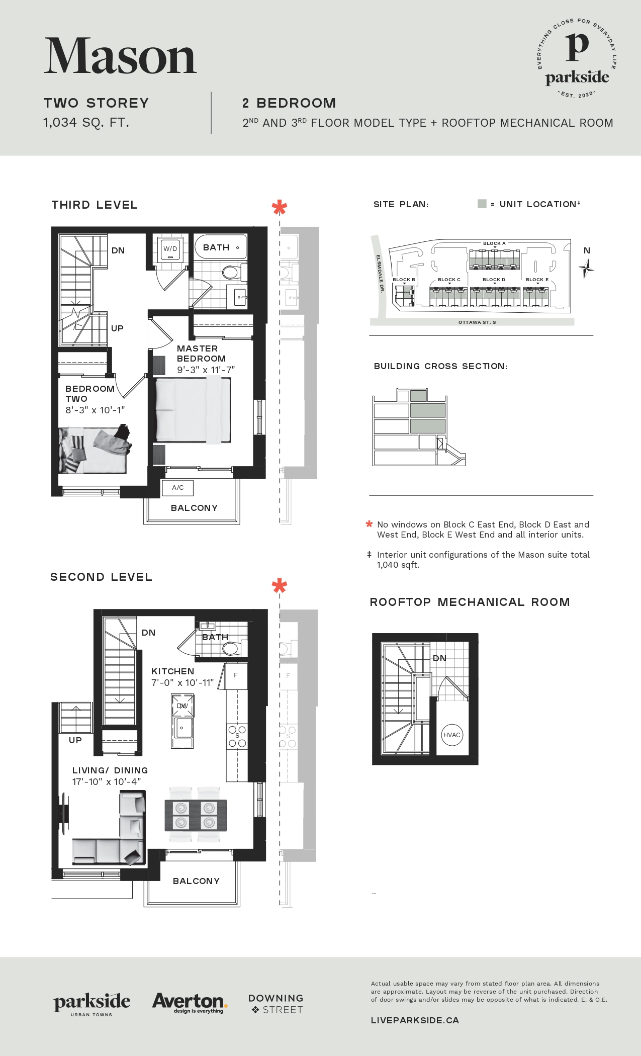 Parkside Urban Towns - Mason Floor Plan, Kitchener ON | Livabl