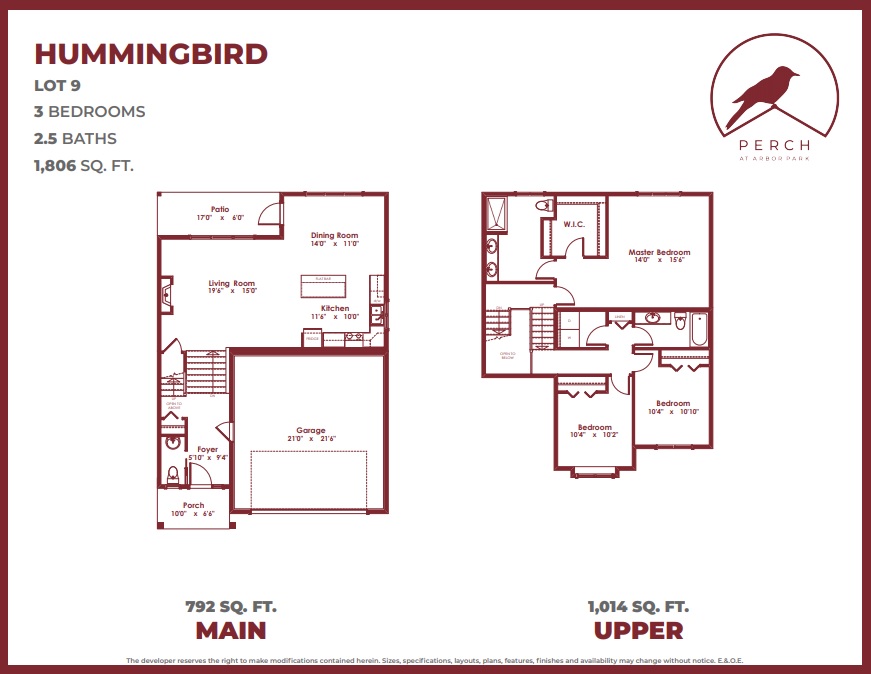 Arbor Park | Hummingbird | Floor Plans and Pricing