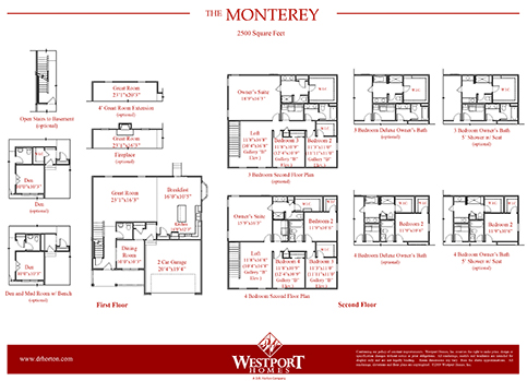 The Corners at Johnnycake | Monterey | Floor Plans and Pricing