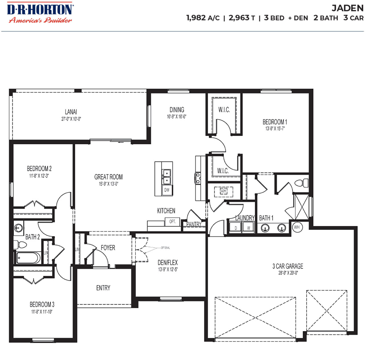 Golden Gate Estates - D.R. Horton | Jaden | Floor Plans and Pricing
