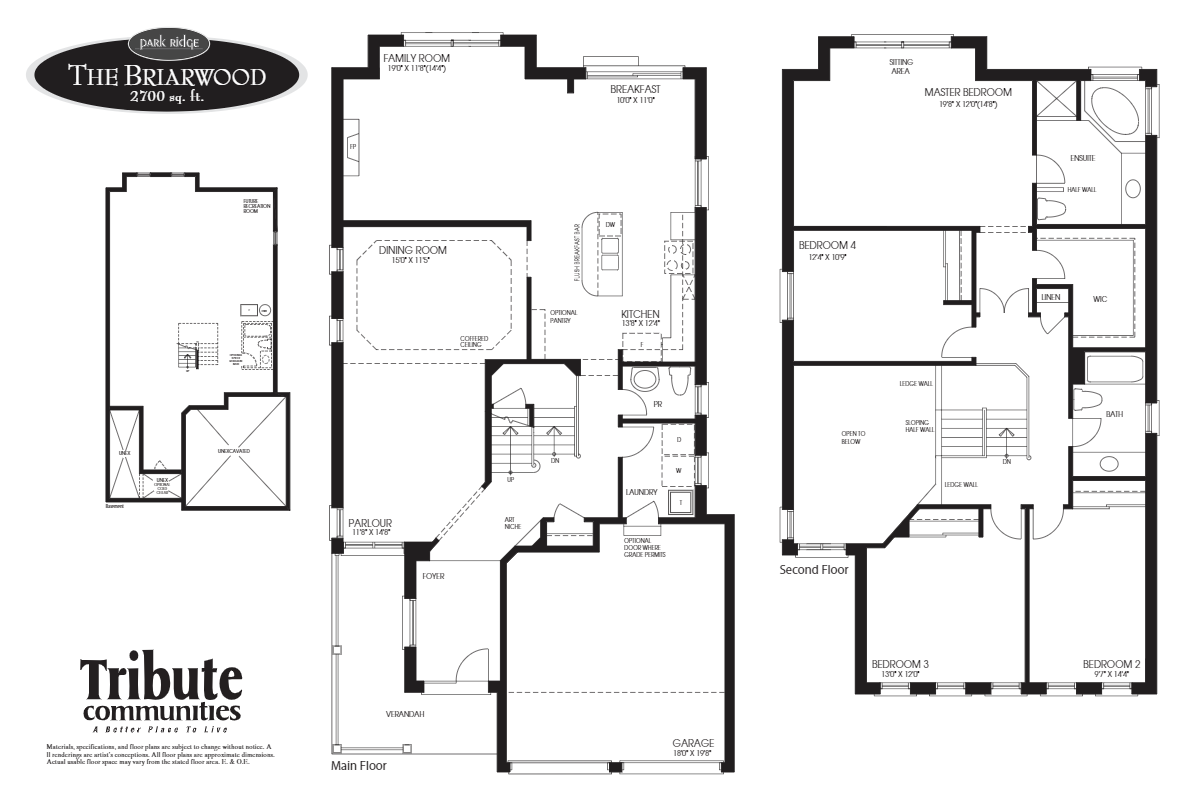 Park Ridge - The Briarwood Floor Plan, Oshawa ON | Livabl